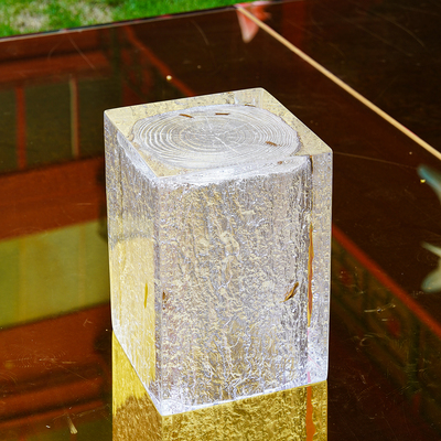 【本尼家】TY97铂晶透明墩子方凳换鞋凳边几客厅沙发小角几