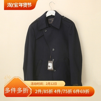 夹棉外套毛呢大衣