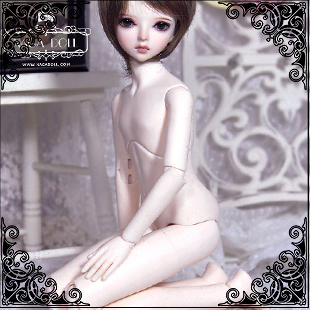 bjd黑曜石xaga男1/4素单体配身体（sd娃娃四分人形树脂正版