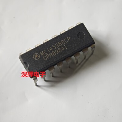 直插 MC14538BCP 进口振荡器IC芯片 DIP-16 可直拍