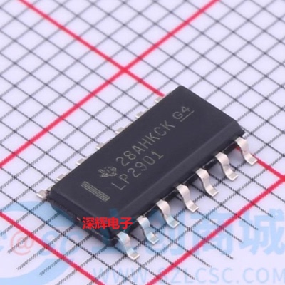 LP2901DR LP2901 全新进口比较器IC芯片 贴片SOP-14 可直拍