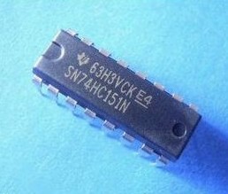 直插 SN74HC151N 74HC151AP 进口8线1线数据选择器IC芯片 可直拍