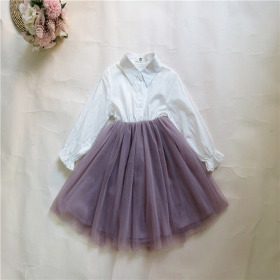 三三俩俩春秋款童装中童仙女裙