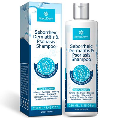 美国代购Roycederm Psoriasis Shampoo, Seborrheic Dermatitis S