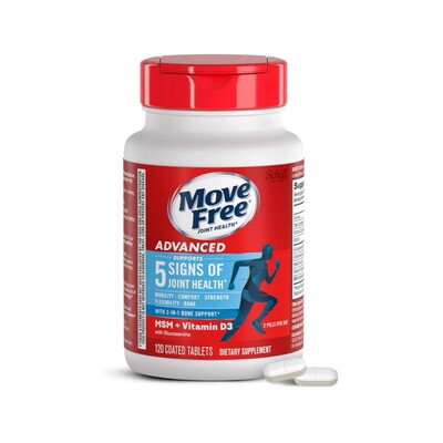 美国代购Move Free Advanced Glucosamine Chondroitin MSM + Vit