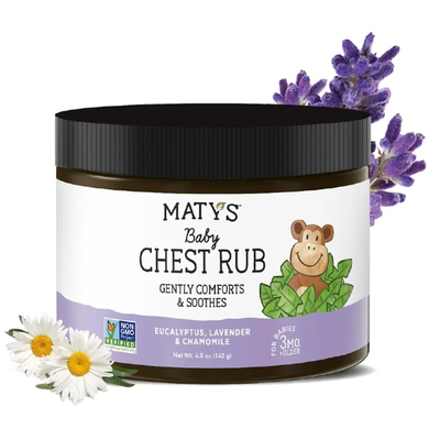 美国代购Matys Baby Chest Rub, Soothing Congestion Relief