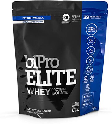 BiPro Elite 100% Whey Protein Powder Isolate for High-Intens