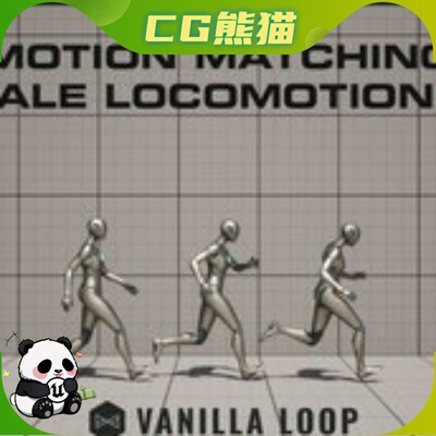 UE5虚幻5 Motion Matching Female Locomotion Set 女性动作匹配