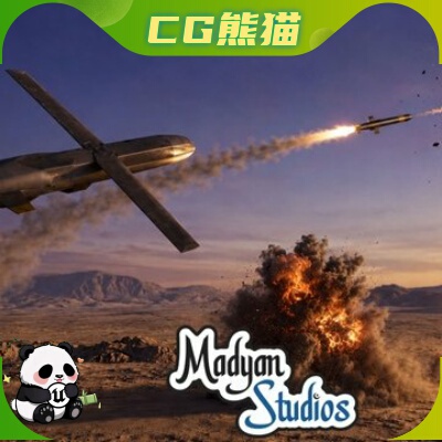 UE5.5-5.8 Cinematic Arsenal Missiles Drones VDB Explosions