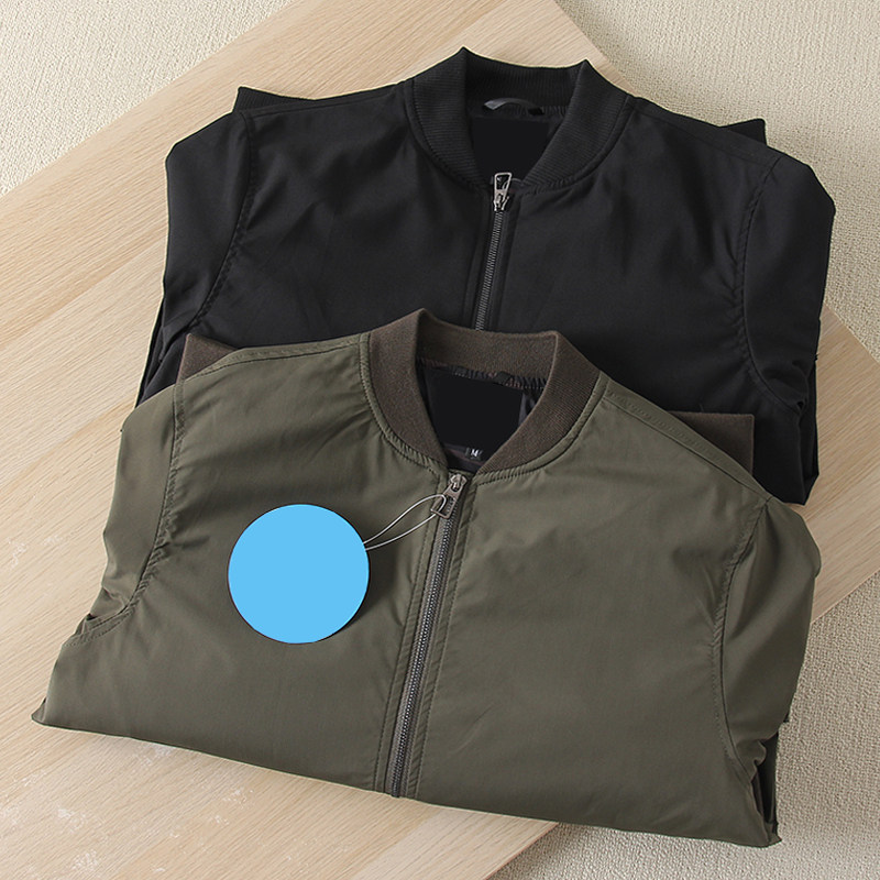 走西班牙~秋冬夹棉美式防风立领外套棒球服情侣款男士飞行员夹克