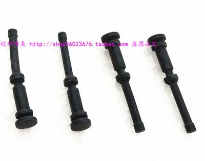 机箱风扇 黑矽胶钉 减震钉 1CM厚小孔风扇使用 4枚1元  特殊款