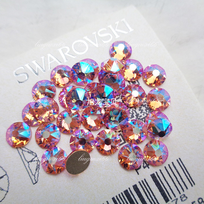 奥地利平底钻闪烁浅粉施家水钻