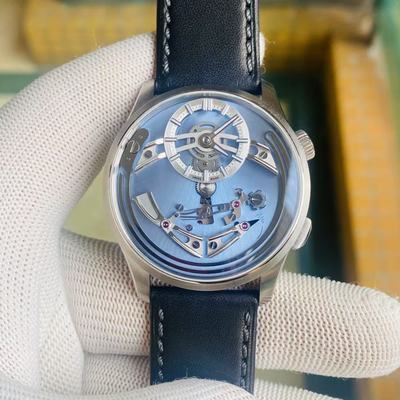 现货Christopher Ward 自鸣钛合金冰蓝瑞士自动机械个性男士手表