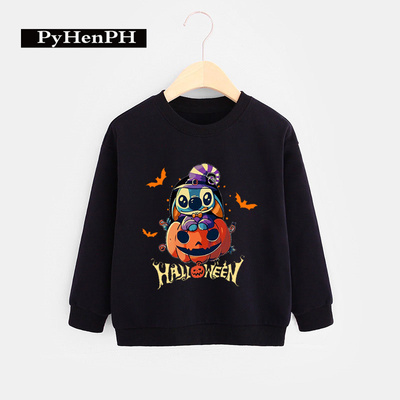 Happy Halloween Hoodies 卡通星际宝贝万圣节儿童秋冬套头衫卫衣
