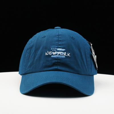 水洗软顶街头字母弯檐棒球帽帽子