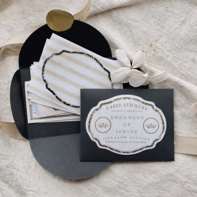 Jieyanow春日梦者标签贴纸Dreamers of Spring Label Stickers