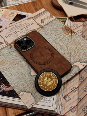 哈利波特苹果气囊复古支架手机壳