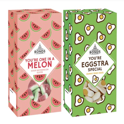 澳洲代购直邮 Bonds of London 软蓬蓬鸡蛋蜜桃香蕉软糖 140g