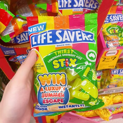 LifeSavers混合水果气泡圆管软糖