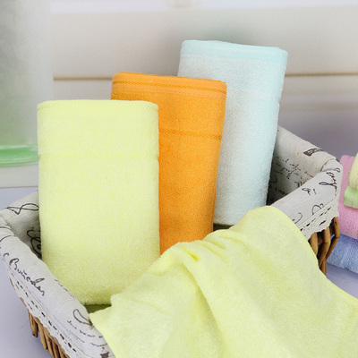 2条起包邮 洁丽雅儿童毛巾 丝滑手感竹浆纤维美容童巾6245一等品