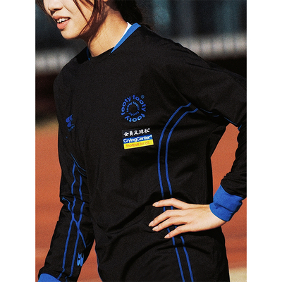 CryingCenter x footygirls 足球训练服运动线长袖T恤运动跑步