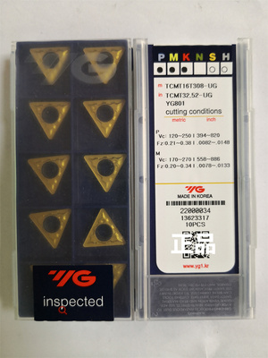 TCMT16T308-UG YG801.   YG刀片刀粒原装正品