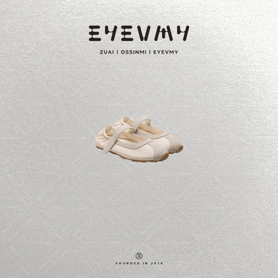 【芭蕾啊甘】平底魔术贴一字带玛丽珍浅口单鞋德训鞋ST51WK017