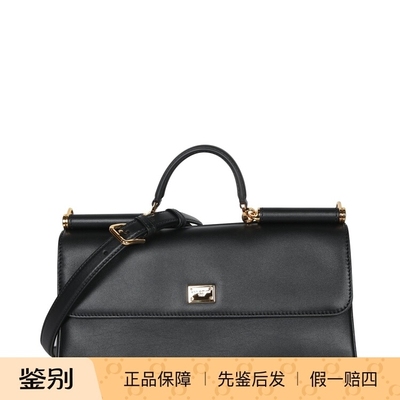 DOLCE & GABBANA 女my sicily黑色中号提包DG 2025秋冬意大利代购