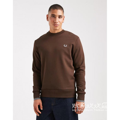 英国代购正品10.28 2025潮流导向 男装新款 麦穗深色长袖卫衣