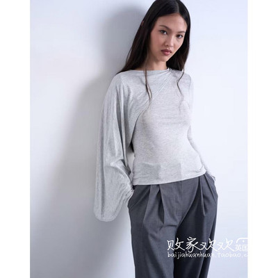 英国代购正品12.07 2025潮流导向 女装新款 设计长袖舒适百搭T恤