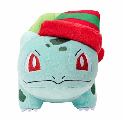 英国代购正品10.31 Pokemon 8” Bulbasaur Striped 带圣诞帽妙蛙