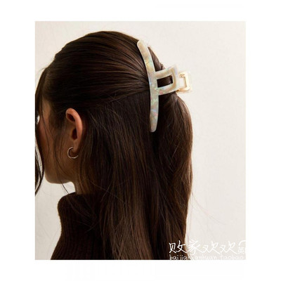 英国代购正品11.30 名品NL 饰品新款 时尚树脂印染设计发夹