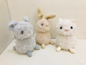 英国正品11.03 jellycat nuzzables rabbit小兔子玩偶_虎窝淘