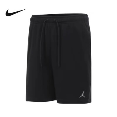 NIKE耐克Jordan运动短裤男2026夏季新款针织训练五分裤FV7288-010