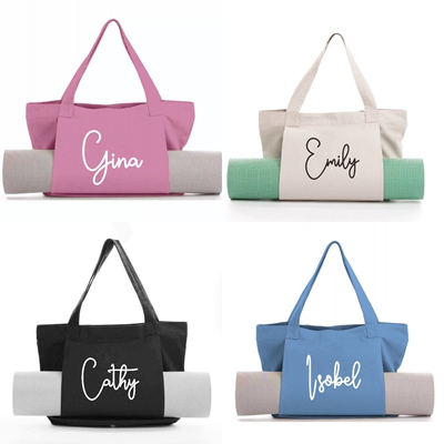 瑜伽包定制名字收纳袋