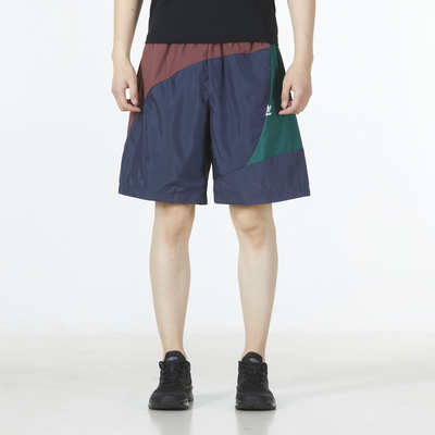 Adidas阿迪达斯三叶草短裤男夏季运动裤宽松梭织速干五分裤HH9445