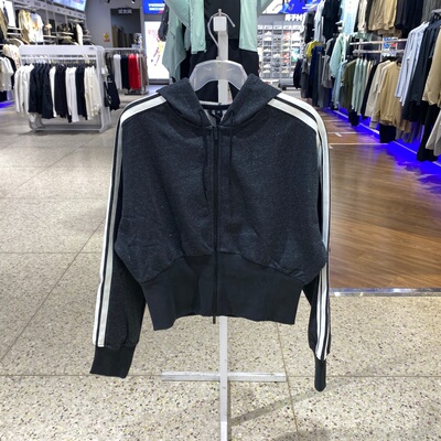 adidas阿迪达斯女外套2026春新款运动服休闲针织夹克KX8905