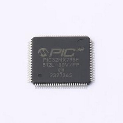 PIC32MX795F512L-80V/PF 单片机(MCU/MPU/SOC) PIC32MX795F512L-8
