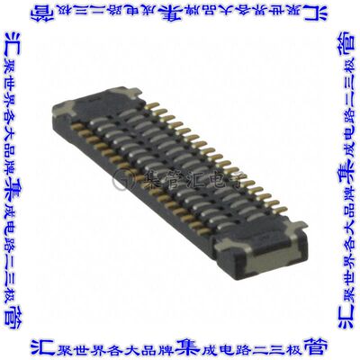 AXE534127 板对板连接器34POS插口中央触点带2排0.4mm表贴SMD镀金