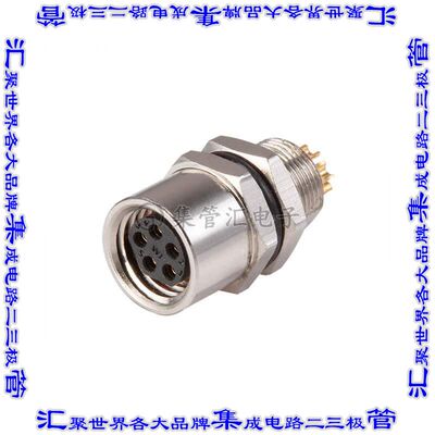 CDM811-04A-FT-R805-67 圆形连接器4POS插头母插口焊杯镀金面板安