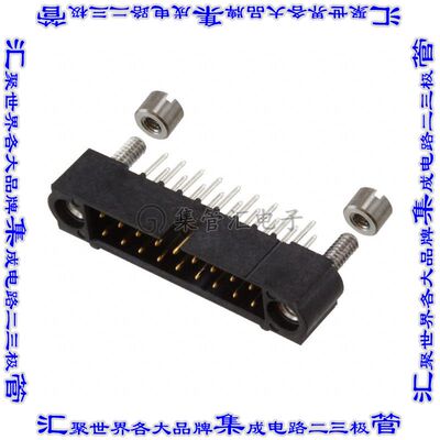 M80-5111842 针座连接器18POS接头2排2mm公形插针通孔直针镀金