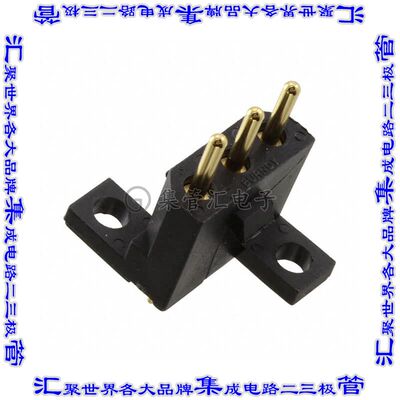 SMS3GE4 针座连接器3POS接头5.08mm公形插针通孔直针镀金