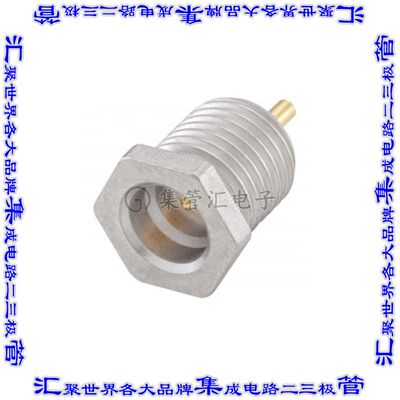 119S601-500N5 同轴连接器PSMP插头公引脚焊接50欧姆面板安装