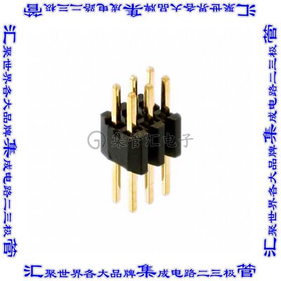 20021111-00006T4LF 针座连接器6POS接头2排1.27mm公形插针通孔直