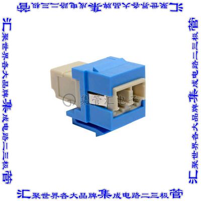 N455-000-BL-KJ 接插件连接器DUPLEX MULTIMODE FIBER COUPLER,