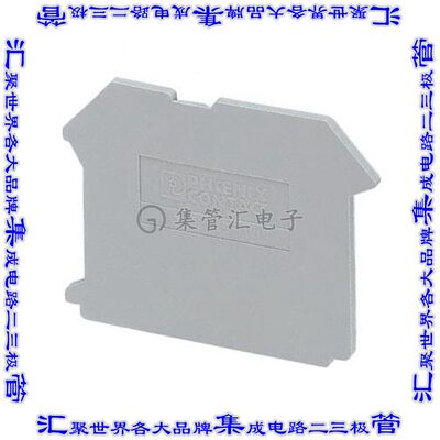 1923034 连接器配件 端板,导轨型