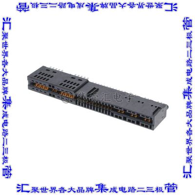2322260-1 卡边缘连接器80POS母头2排黑色镀金