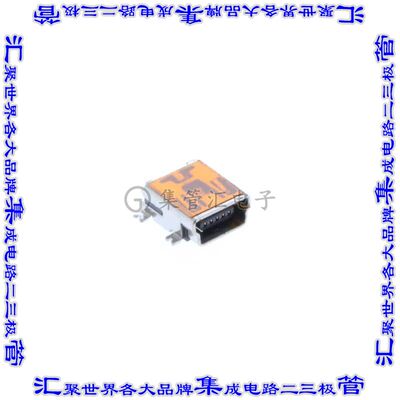 MUSB-B5-S-RA-SMT-PP-T/R 连接器USB-miniB插座5POS表面贴装直角