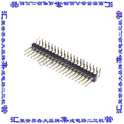 10129382-940004BLF 针座连接器40POS可切割2排2.54mm公形插针通
