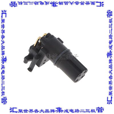 M12D-04PFFR-EE0001 圆形连接器4POS插座母插口焊接镀金通孔直角